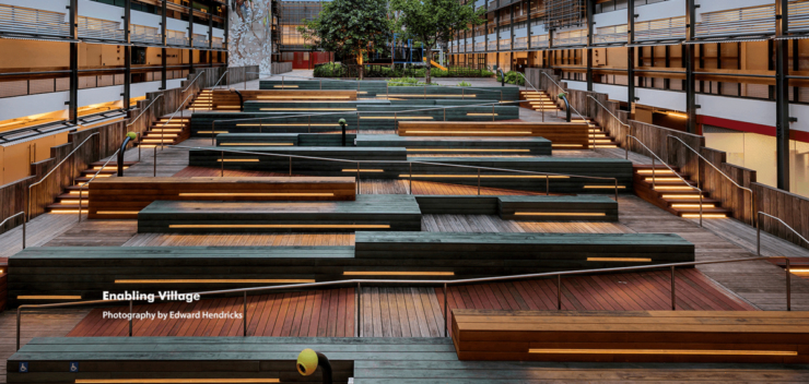 Anfiteatro Accesible De Enable Village Corporación Ciudad Accesible